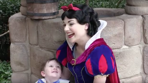 Joy Factor: Young, Non-Verbal Autistic Boy Reacts Adorably to Snow White